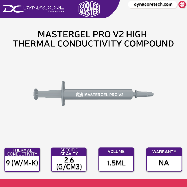 Cooler Master MasterGel Pro V2 1.5ml High Thermal Conductivity Compound ...