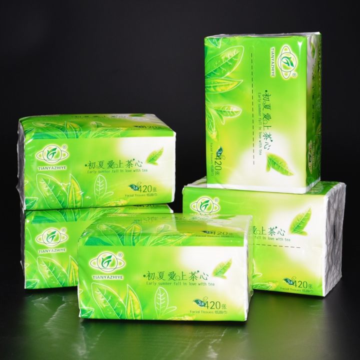 4-Ply 300 Sheets Disposable Inter-Folded Facial Tissue cleaning tissue ...