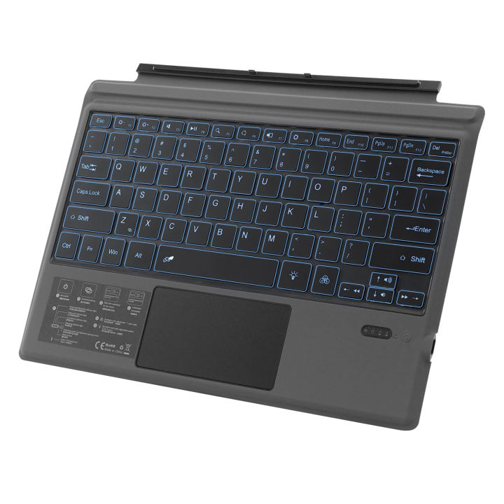 LM Portable Keyboard with Touchpad for Windows 10 Tablet Keyboard with ...
