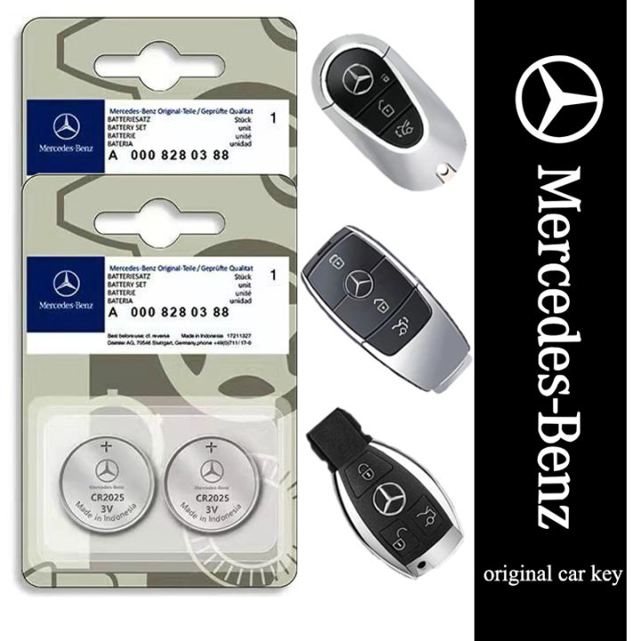 Car Key Remote Control Button Battery Car Key Accessories for Mercedes ...