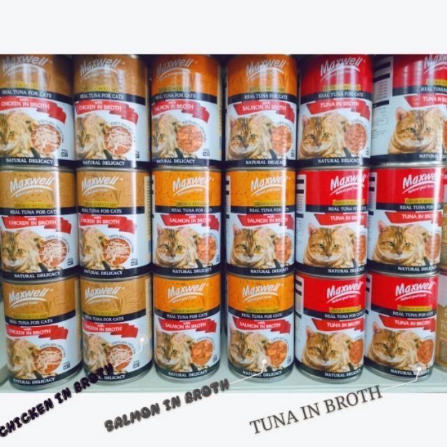 MAXWELL Premium Cats Wet Canned Food/Makanan Kucing Tin Basah 400g | Lazada