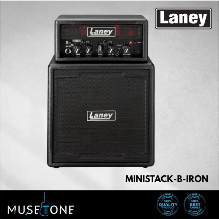 Laney Ministack-B-lron Bluetooth Battery Powered Guitar Amp Cabinet ...
