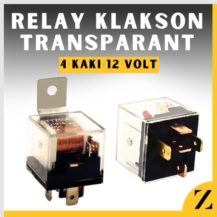 Relay Klakson Keong Lampu Model Transparant Bening Clear Motor Mobil ...