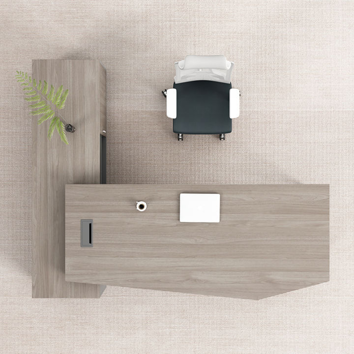Boss office desk and chair combination modern minimalist office ...