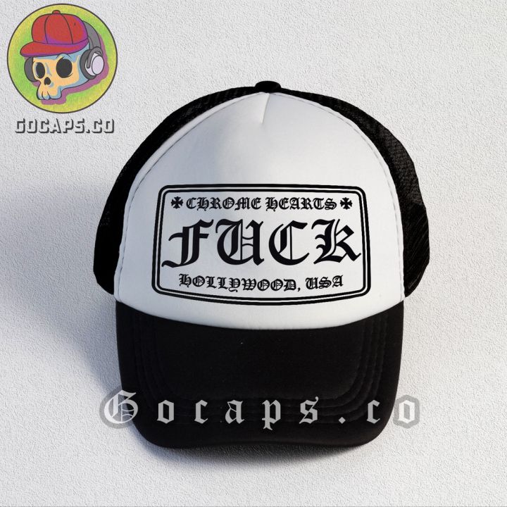 Gocaps - Topi Jaring Trucker Chrome Unisex (Premium Quality) - Fvck V2 ...