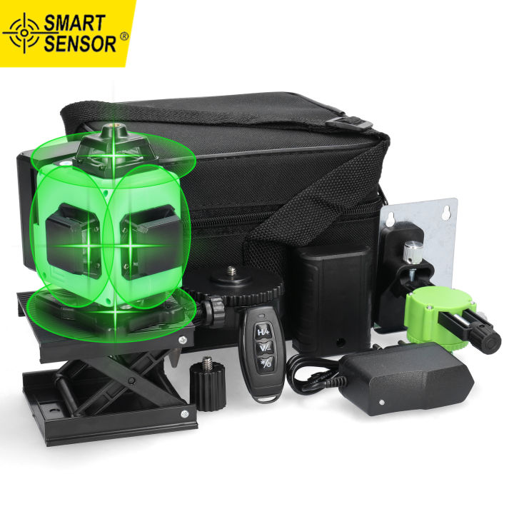 Smart Sensor Multifunctional 16 Lines La-ser Level 3° Self-leveling ...