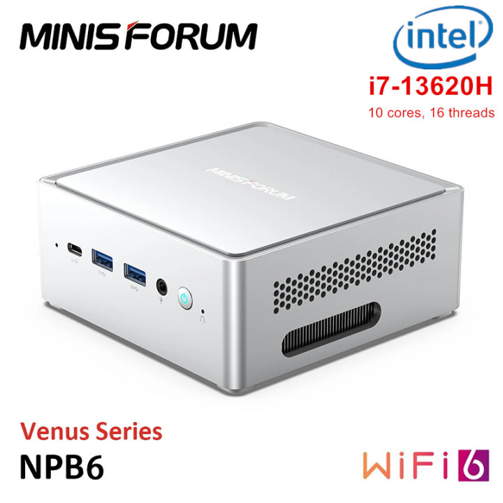 MINISFORUM NPB6 Intel 13th Gen Intel Core i7-13620H Mini PC DDR5 32GB ...