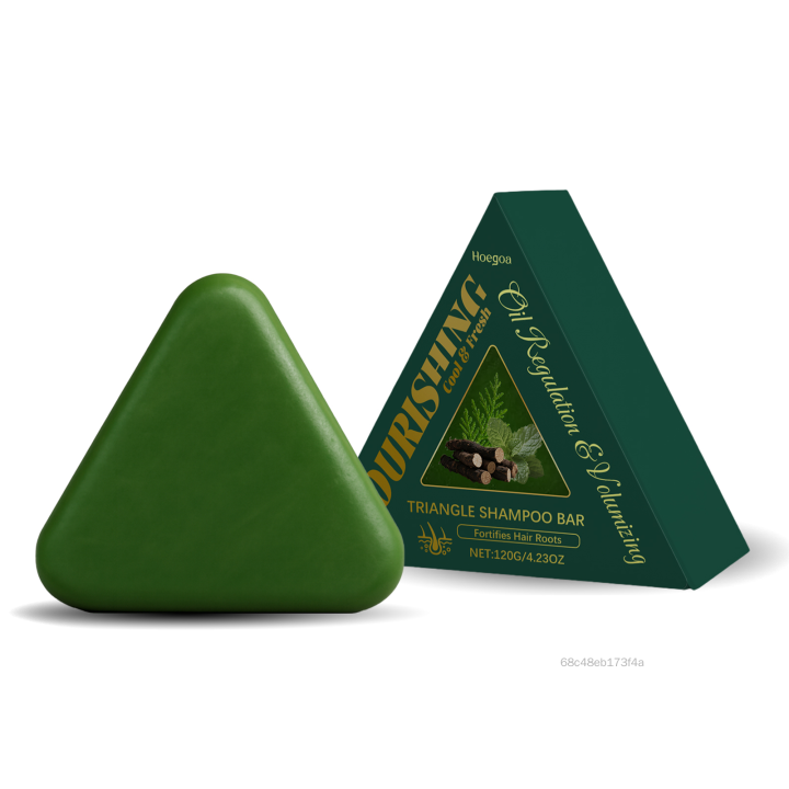 Nature Triangle Shampoo Bar Nourishes Hair Roots Shampoo Soap for ...