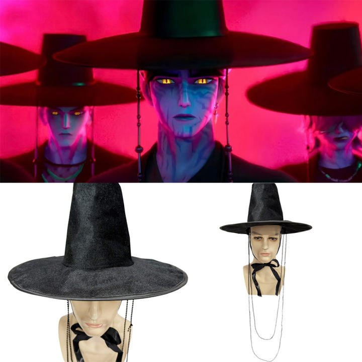 Kpop Idol Cosplay Hat For Jinu Kpop Demon Hunters Fans Wide Brim Hat ...
