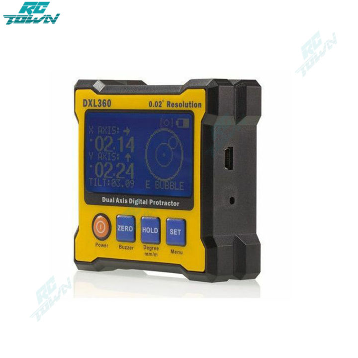 Dual Axis Angle Sensor Meter DXL360 Digital Protractor Inclinometer ...