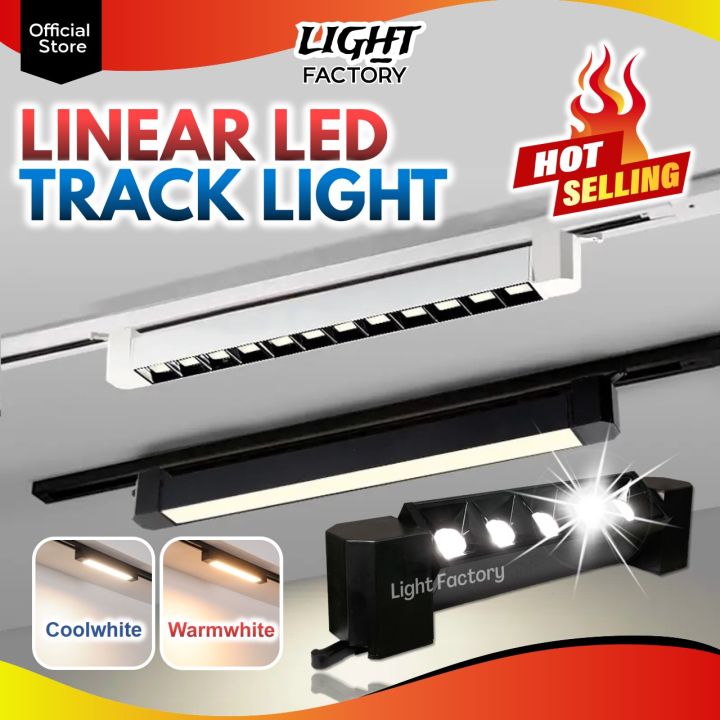 【NEW】Linear Led Track Light 10W 20W 30W Spotlight LED 1 Meter Track ...