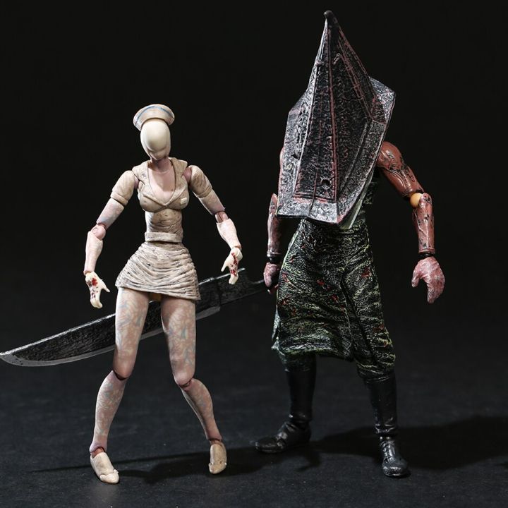 Figma SP-055 SILENT HILL 2 Red Pyramid Thing / SP-061 Bule Head Nurse ...
