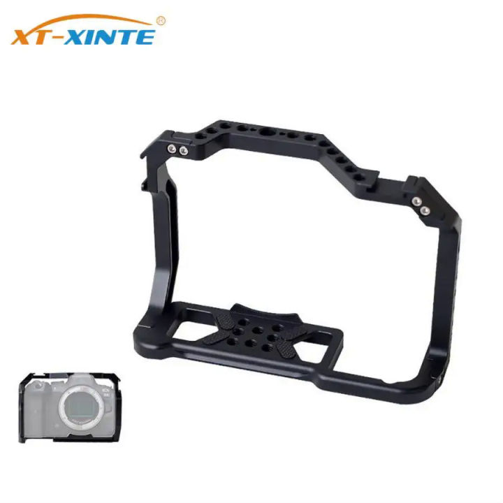 Aluminium Alloy Camera Video Cage Rig untuk Canon EOS R5 R6 bingkai ...