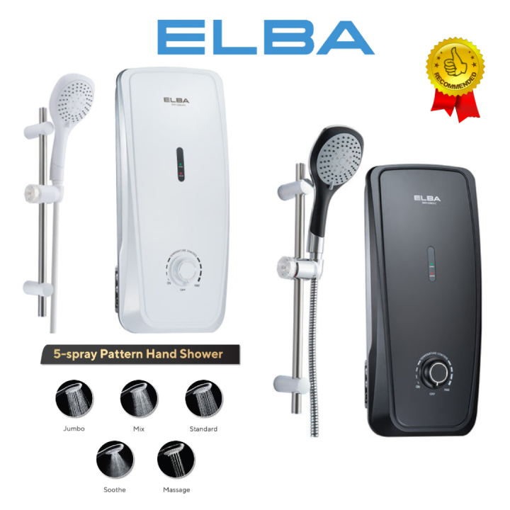 ELBA Water Heater With AC Pump EWH-G3663AC(SW) / EWH-G3663AC(MB) Matte ...