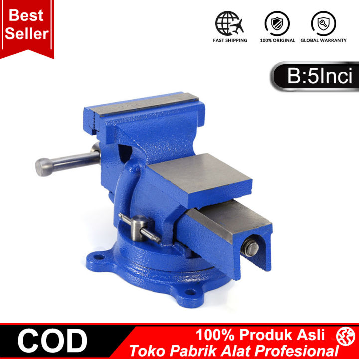 Ragum Catok Paron Tanggem Catok Meja 4 /5 Inchi Alat Jepit Serbaguna ...