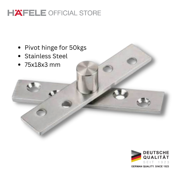 Hafele German Brand, Pivot Hinge 360°, Stainlees Steel, for 50kgs door ...