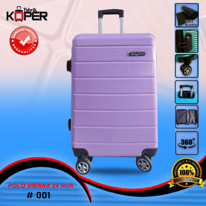 KOPER FIBER 24 INCH 001 POLO VIENNA KOPER BAGASI / KOPER ANTI PECAH ...