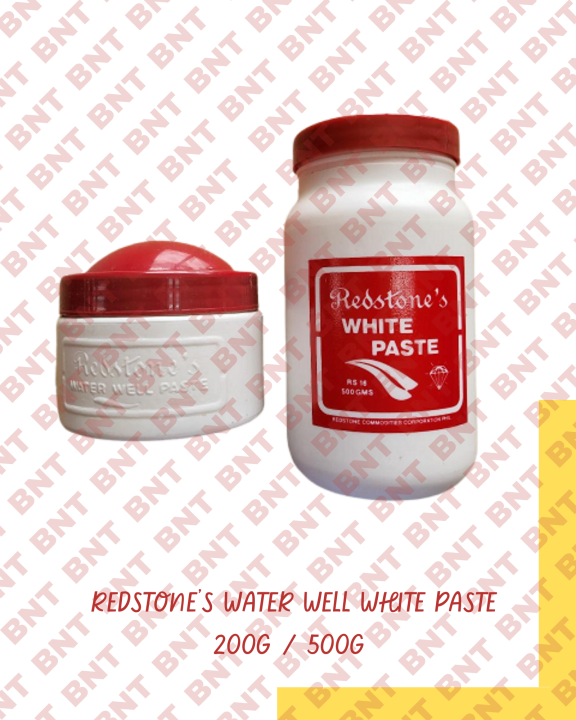 REDSTONE'S ADHESIVE WHITE PASTE WATER WELL PASTE 500G/200G | Lazada PH