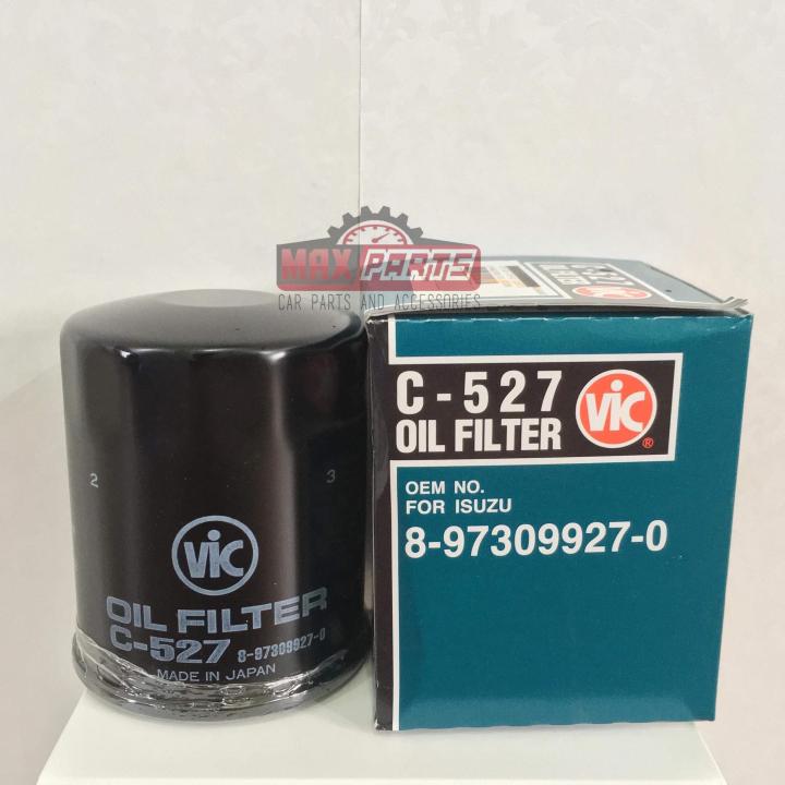 VIC C-527 OIL FILTER (FOR 2008-2017 ISUZU CROSSWIND 4JA1) | Lazada PH