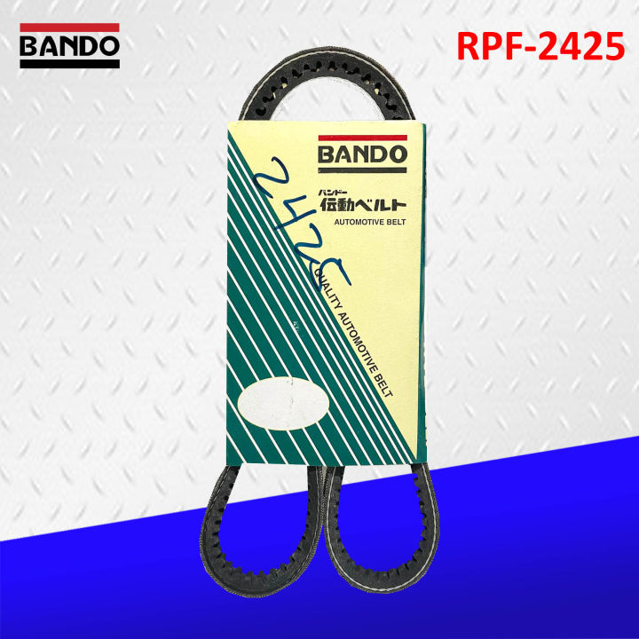 Bando Fan Belt for Mitsubishi Montero / Strada L200 ( 2005 - 2015 ) 4D56 2.5L RPF-2425 ( RPF2425 ...