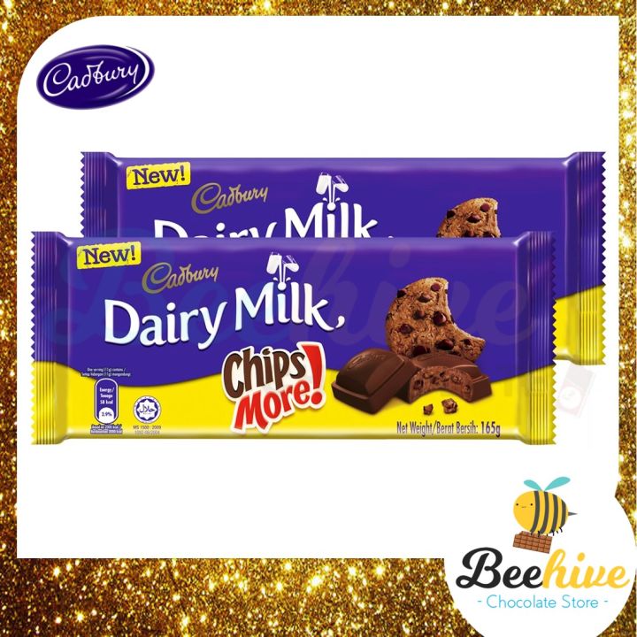 Cadbury Dairy Milk Chipsmore Chocolate 2x160g | Lazada