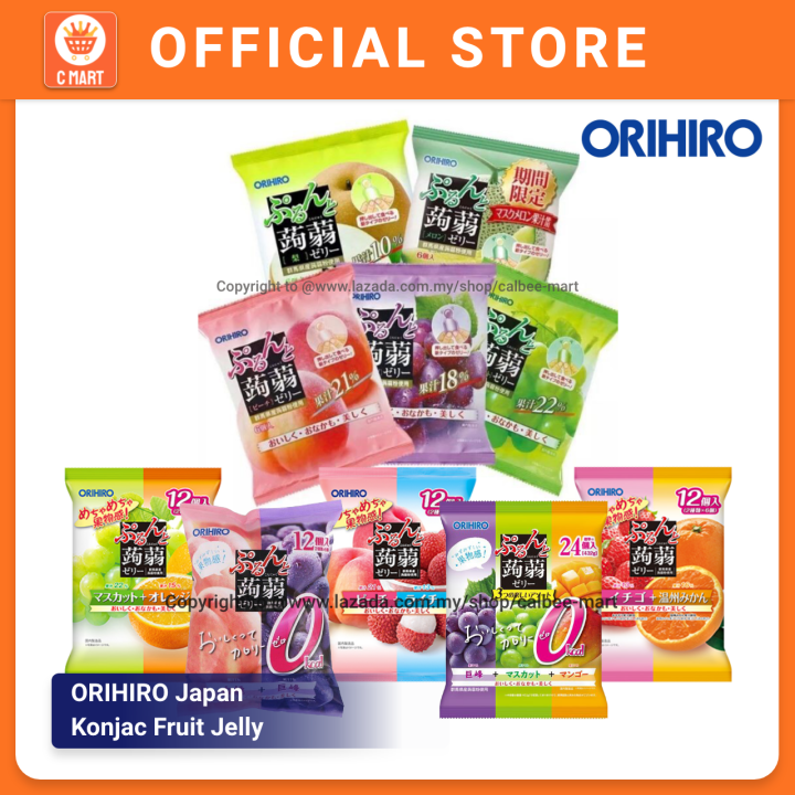 【SALES🔥】ORIHIRO Japan Pouch Konjac Konnyaku Jelly 日本果汁蒟蒻果冻健康低脂 【Grape ...