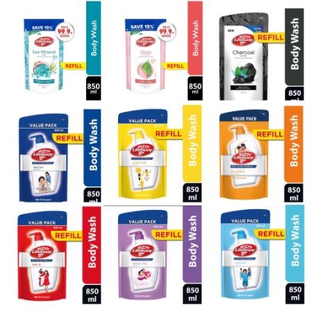 Lifebuoy Body wash shower gel Refill pack 800ml | Lazada