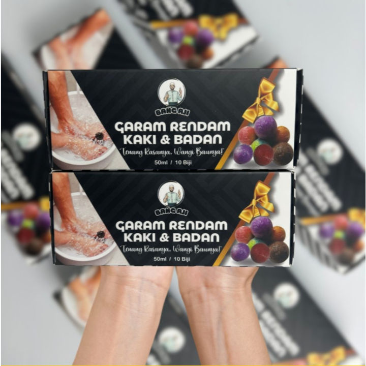 Garam Rendam Kaki & Badan - Garam Bukit Asli - Himalayan Salt Foot Soak ...
