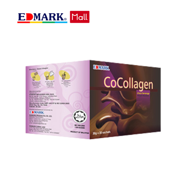 EDMARK Cocollagen Choco Beverage 30 Grams x 20 Sachets | Lazada PH
