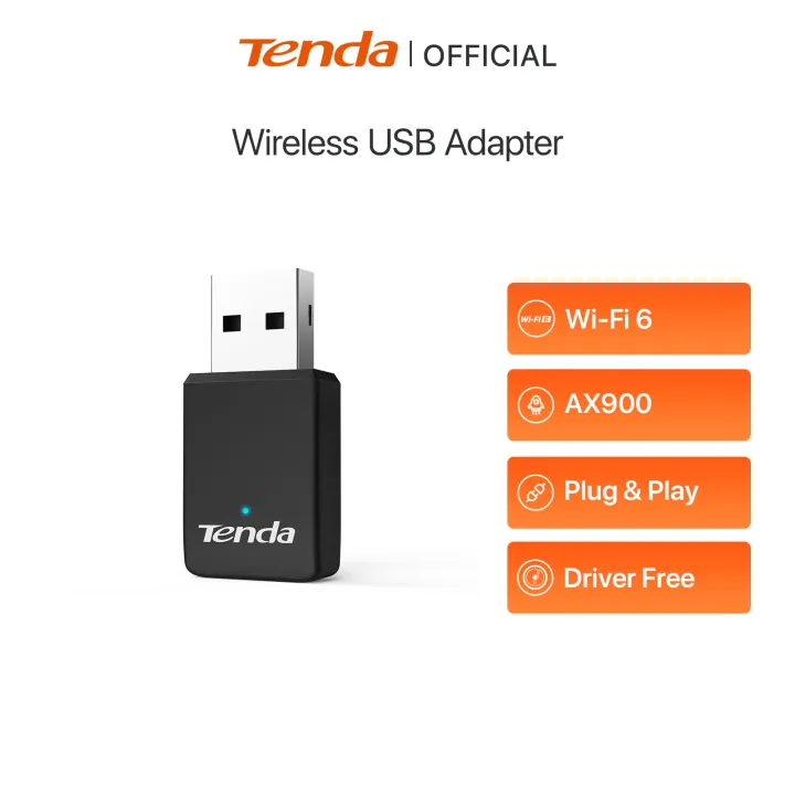 Tenda U11 USB Wifi Adapter AX900 5Ghz & 2.4GHz USB WiFi Receiver for PC ...