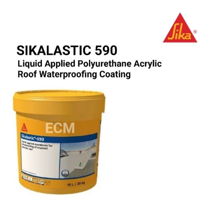 SIKALASTIC 590 (20KG) Liquid Applied Polyurethane Acrylic Roof ...