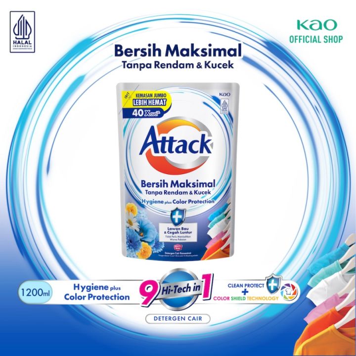 Attack Deterjen Cair 1200ML | Lazada Indonesia