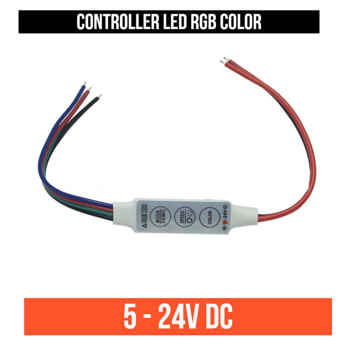 Modul RGB Kedip Strobo Mini Controller Otomatis LED Dimmer Kontroler ...