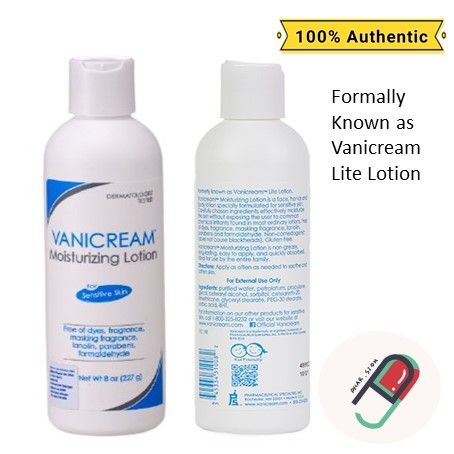 Vanicream Moisturizing Lotion (227ml) (Formally Known as Vanicream Lite ...