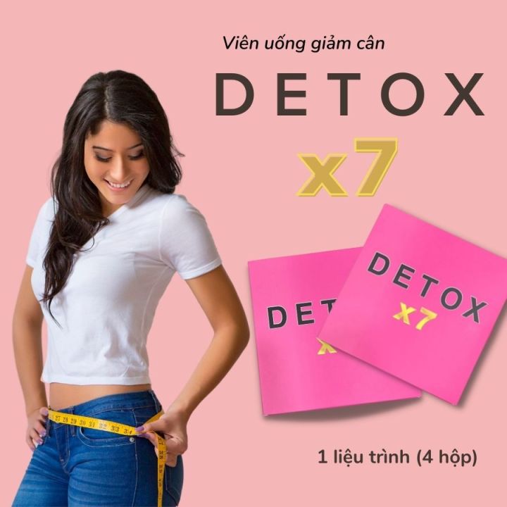 Viên Giảm Cân DETOX X7 Giảm Mỡ Bụng Thải Mỡ Thừa Tác Động Hiệu Quả Những Vùng Khó Giảm Nhất Cho ...