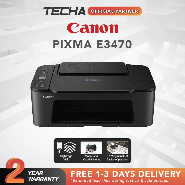 [FAST SHIP] Canon PIXMA E3470 / E4570 | Compact Wireless All-In-One ...