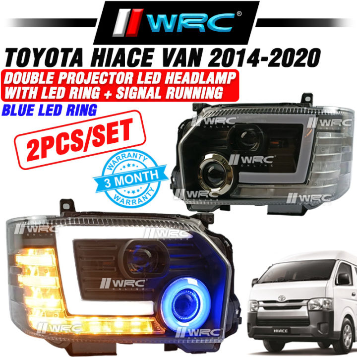Toyota Hiace Van 2014 - 2020 Double Projector Led Headlamp With Led ...