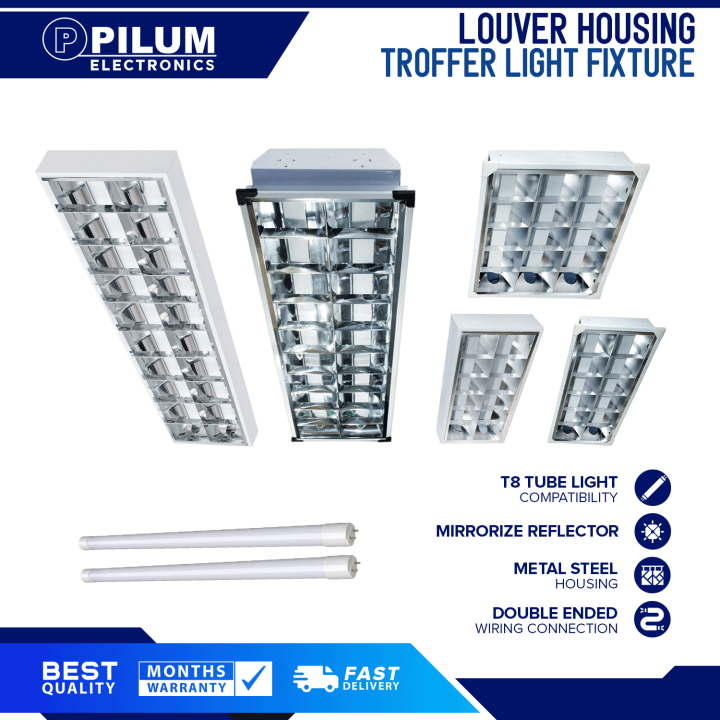 High Quality Louver Housing with or without T8 LED Tube Light ...