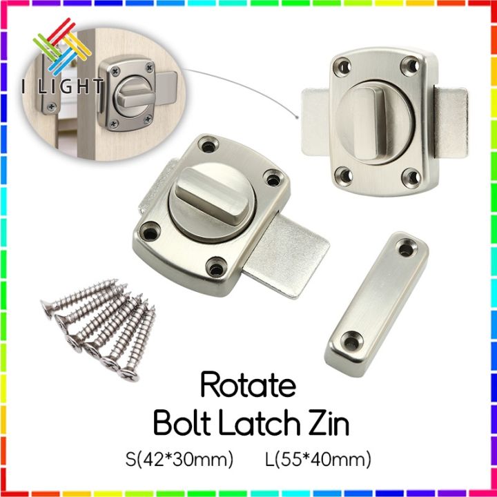 （Fast Delivery）Rotate Bolt Zinc Alloy Latch Universal Twist Lock 42 ...