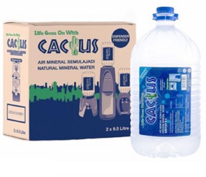 9.5L x 2 Cactus Natural Mineral Water | Lazada