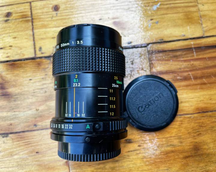 CANON MACRO LENS FD 50MM.F3.5 FD MOUNT | Lazada.co.th