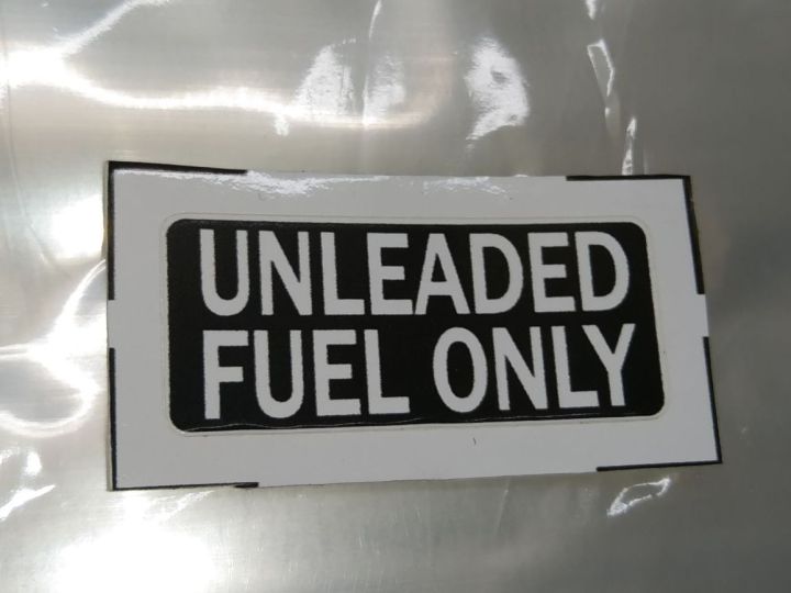 Unleaded Fuel sticker for gas lid | Lazada PH