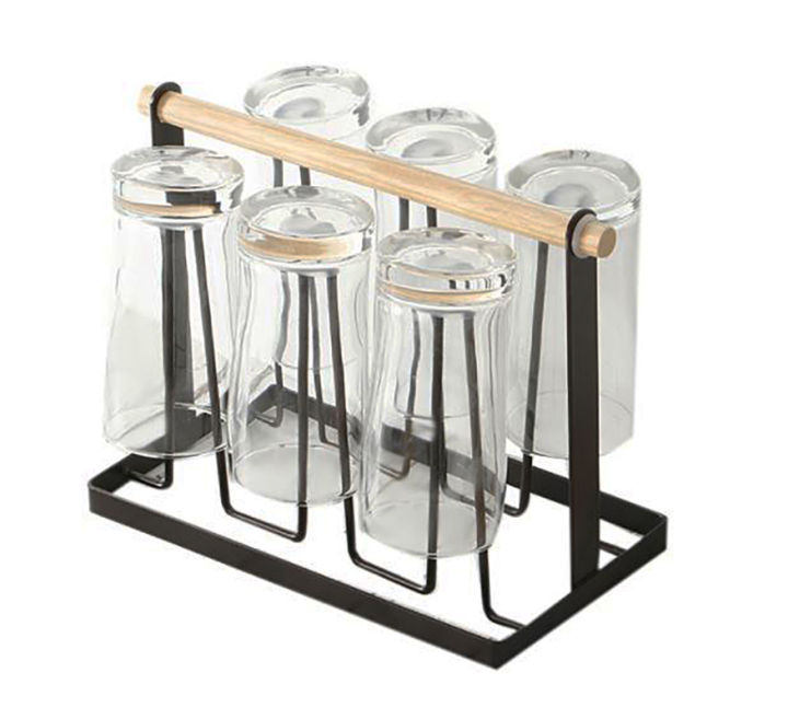 Kitchen Utensils Wrought Iron Cup Holder Creative Household Drain Cup ...