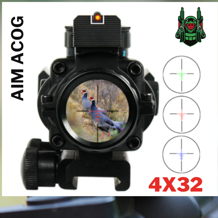 Fifth Generation Hobby Shop 4x32 AIM Acog Reflex Optics Scope Tactical ...