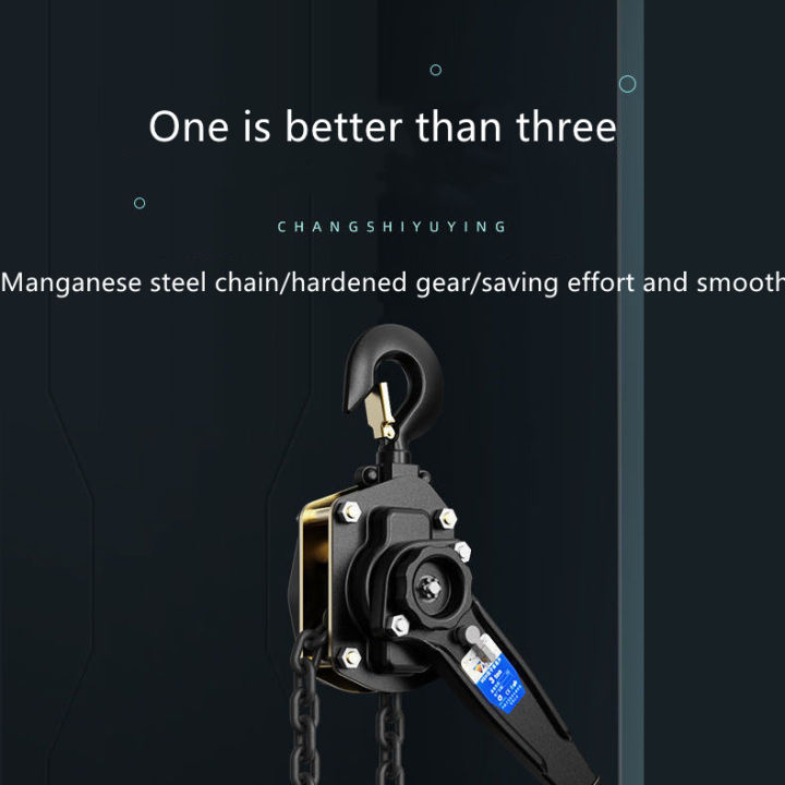 0.75T/1T/2T/3T 3Mchain Chain block of hand lever hoist Lifting Chain ...
