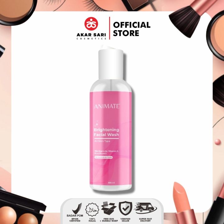 ANIMATE BRIGHTENING FACIAL WASH - 100 ml | Lazada Indonesia