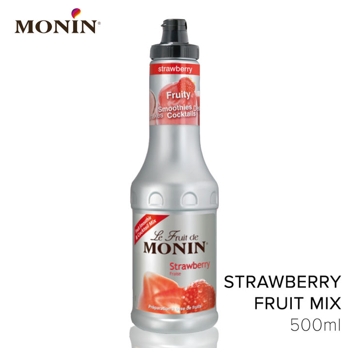 MONIN Strawberry Fruit Mix 500ml | Lazada PH