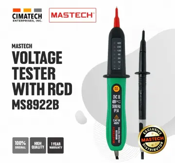 CIMATECH Mastech MS8922B Voltage Tester With RCD Lazada PH