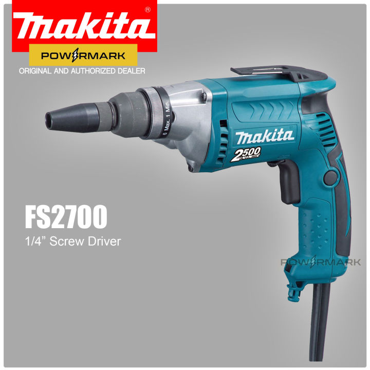 MAKITA FS2700 Drywall Screwdriver 570W (1/4″) [POWERMARK | MHD] | Lazada PH