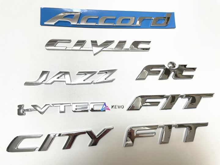 XSD 1pc ABS Honda Chrome Logo Trunk Letter Sticker Emblem Honda I-VTEC ...